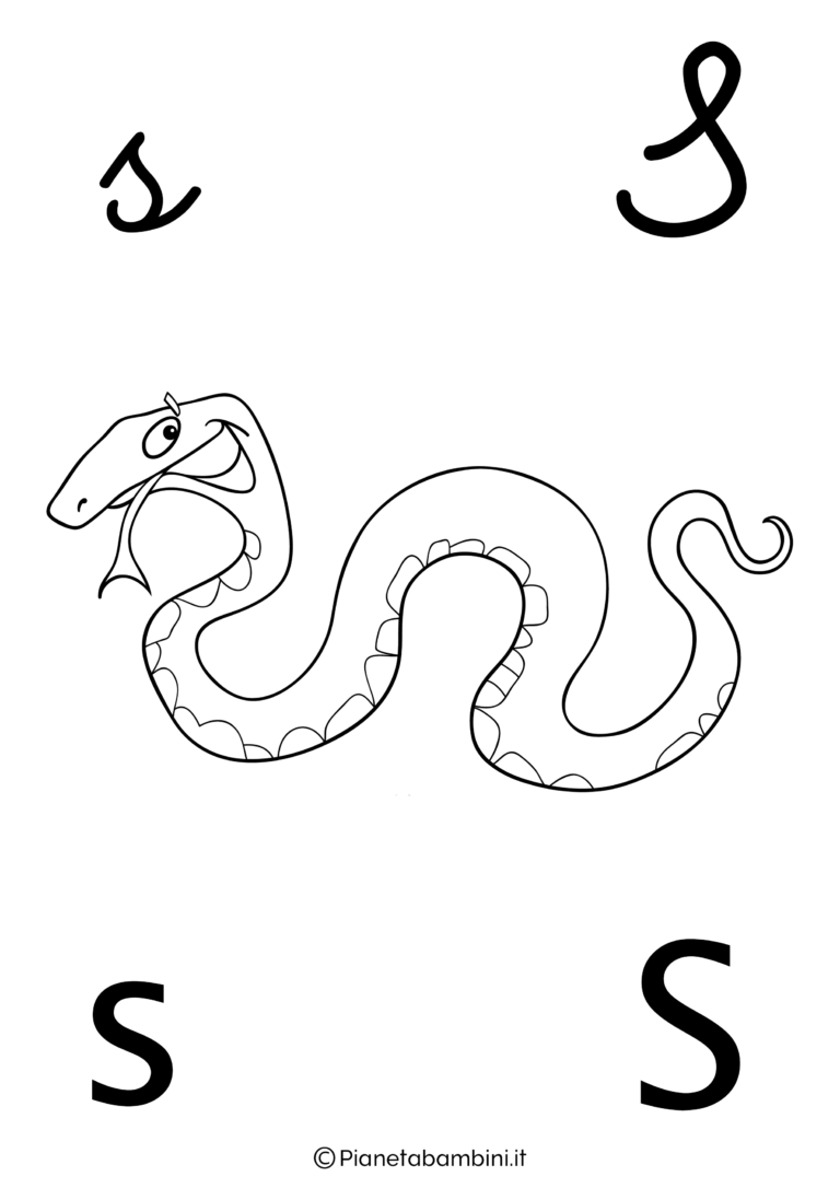 Alfabetiere da Colorare | PianetaBambini.it