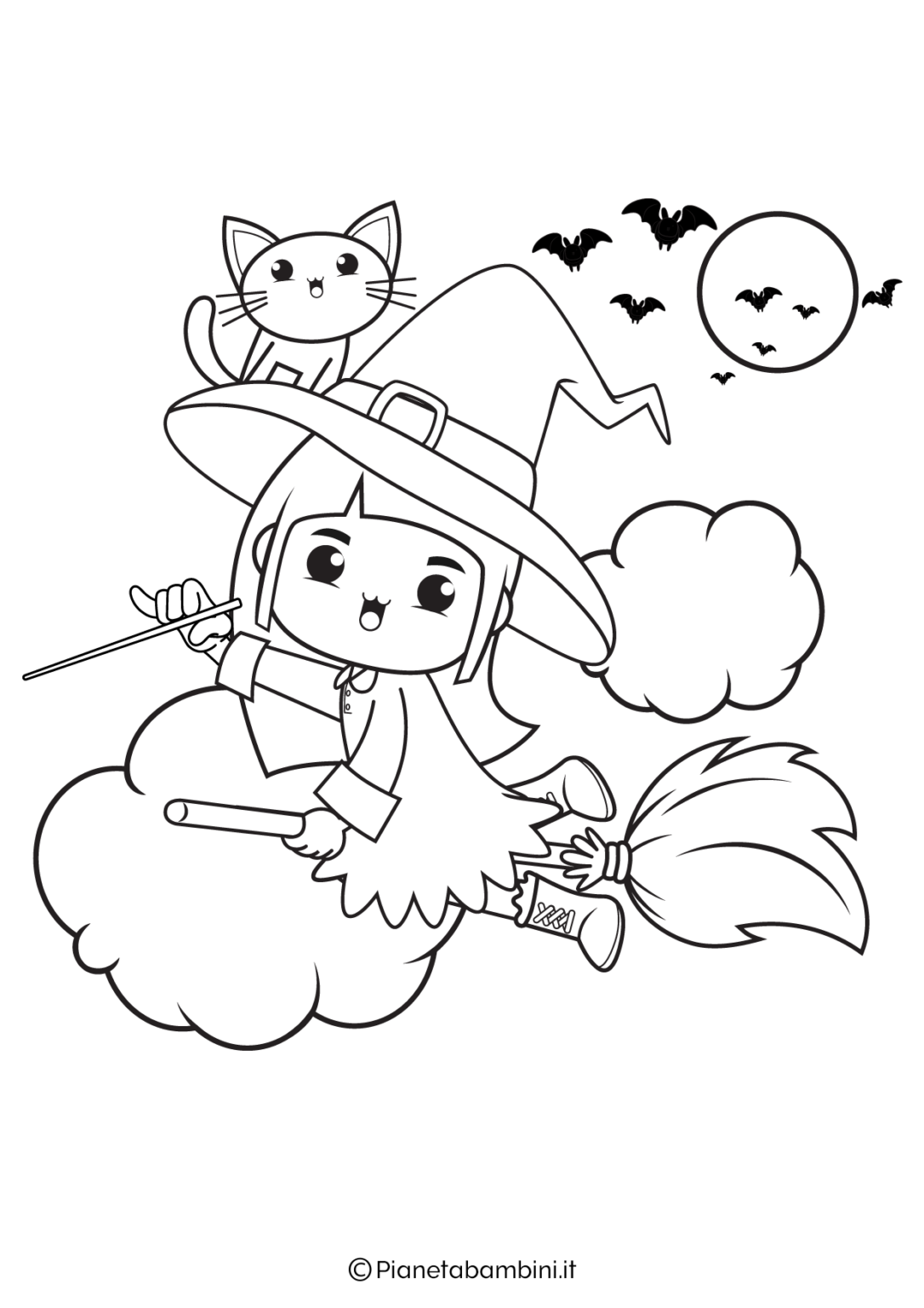 42 Disegni della Befana da Colorare | PianetaBambini.it