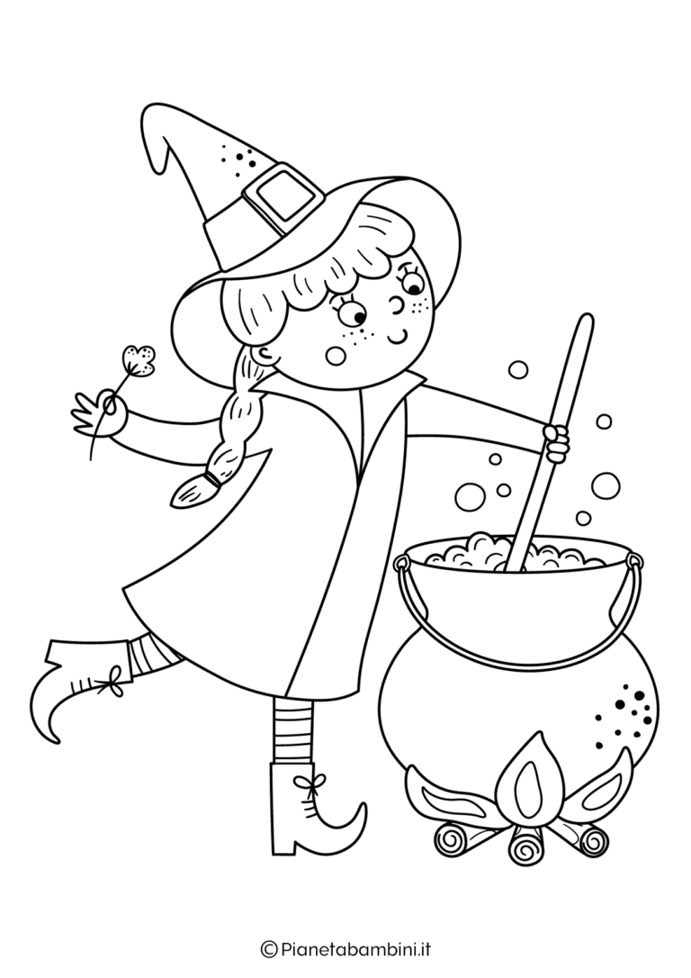 42 Disegni della Befana da Colorare | PianetaBambini.it