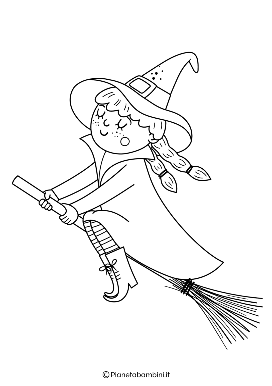42 Disegni della Befana da Colorare | PianetaBambini.it