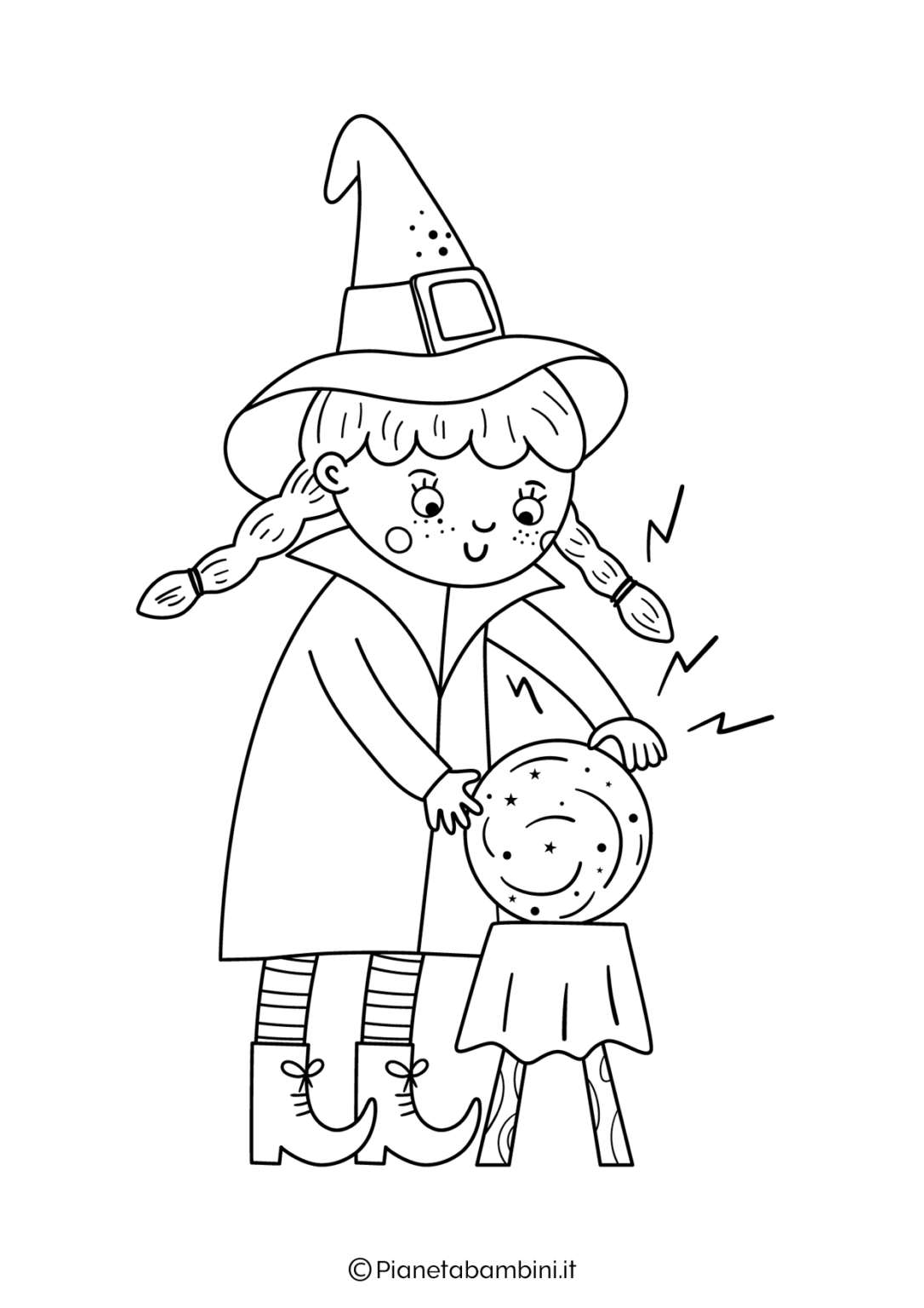 42 Disegni della Befana da Colorare | PianetaBambini.it