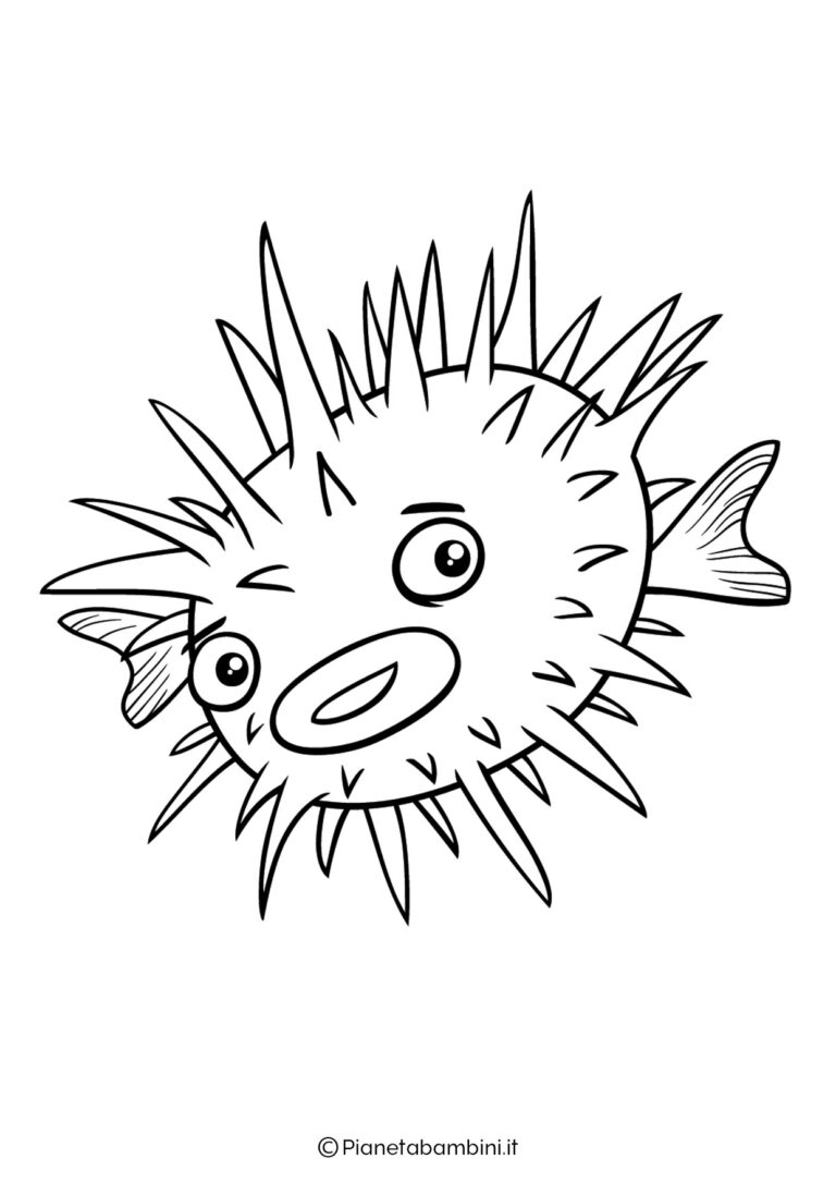 60 Disegni di Animali Marini da Colorare | PianetaBambini.it