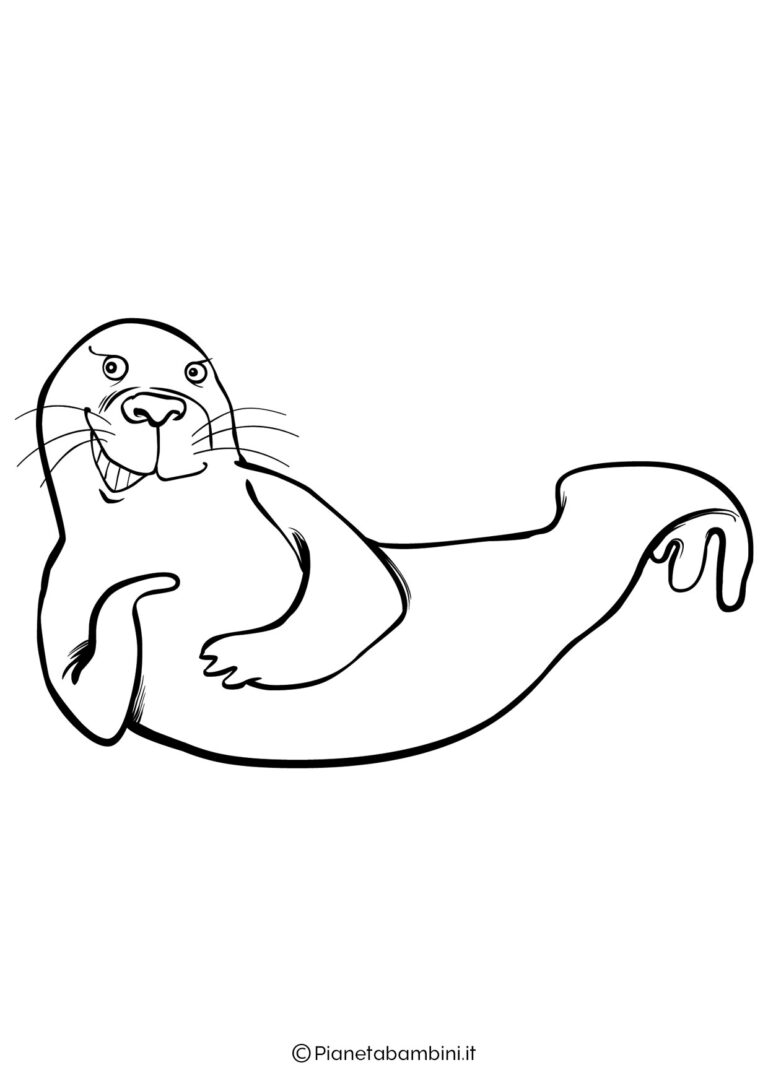 42 Disegni di Animali Marini da Colorare | PianetaBambini.it