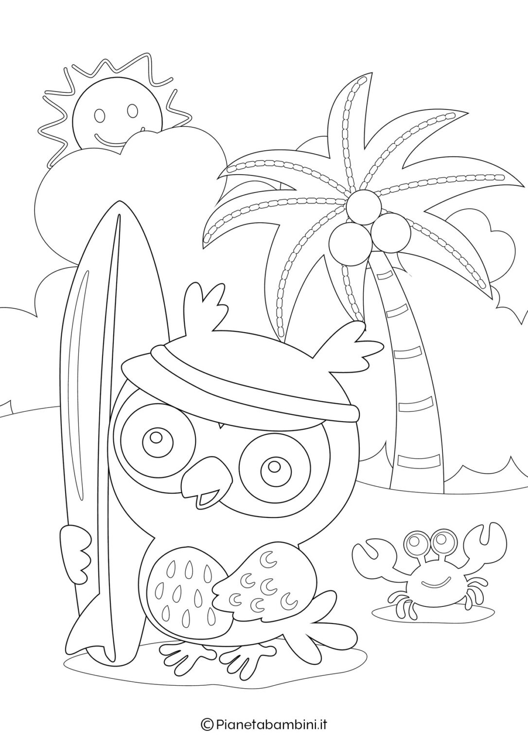 45 Disegni sul Mare da Colorare | PianetaBambini.it