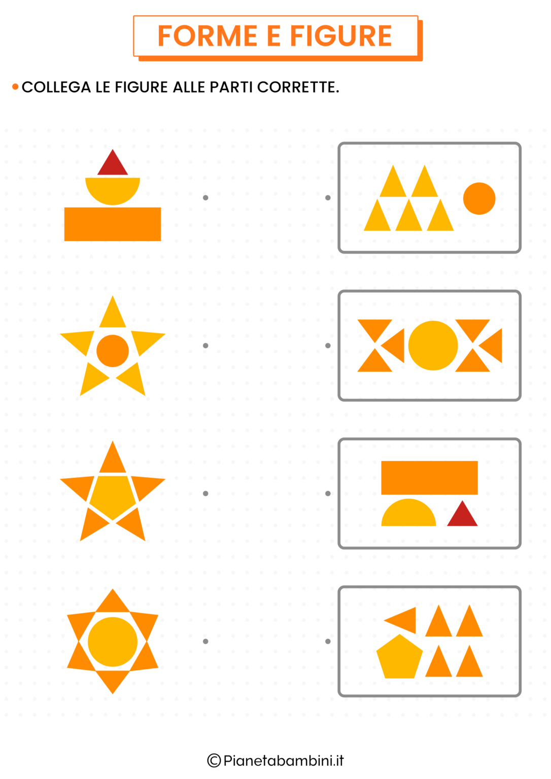 Forme e Figure Geometriche: Schede per la Classe Prima | PianetaBambini.it