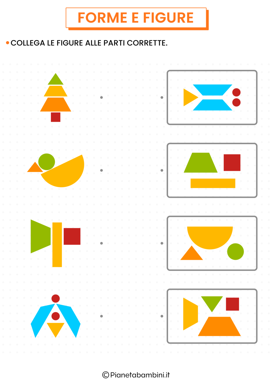 Forme e Figure Geometriche: Schede per la Classe Prima | PianetaBambini.it