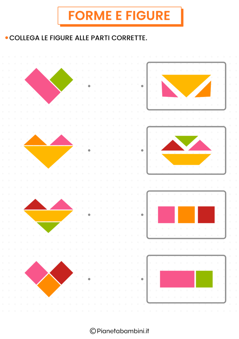 Forme e Figure Geometriche: Schede per la Classe Prima | PianetaBambini.it