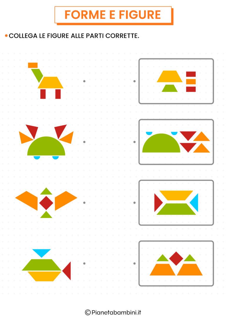 Forme e Figure Geometriche: Schede per la Classe Prima | PianetaBambini.it