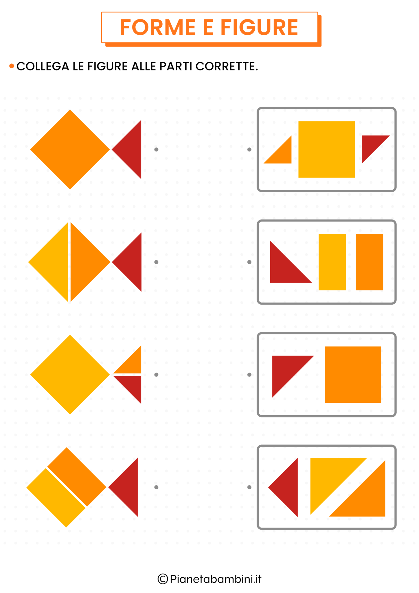 Forme e Figure Geometriche: Schede per la Classe Prima | PianetaBambini.it