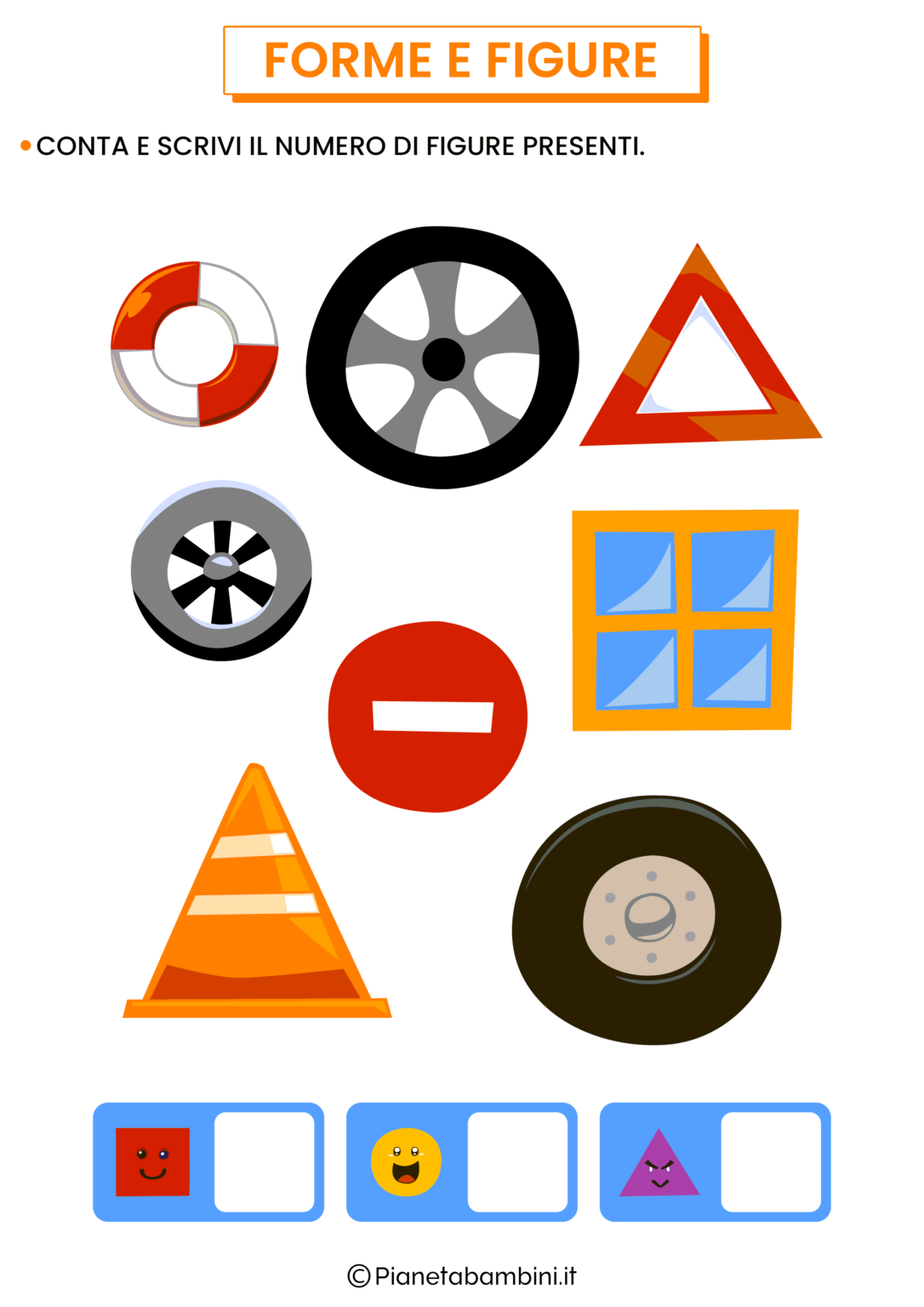 Forme e Figure Geometriche: Schede per la Classe Prima | PianetaBambini.it