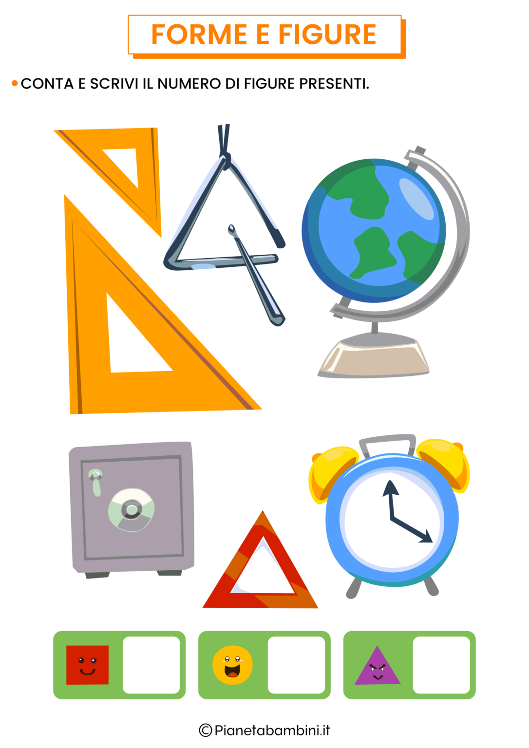 Forme e Figure Geometriche: Schede per la Classe Prima | PianetaBambini.it