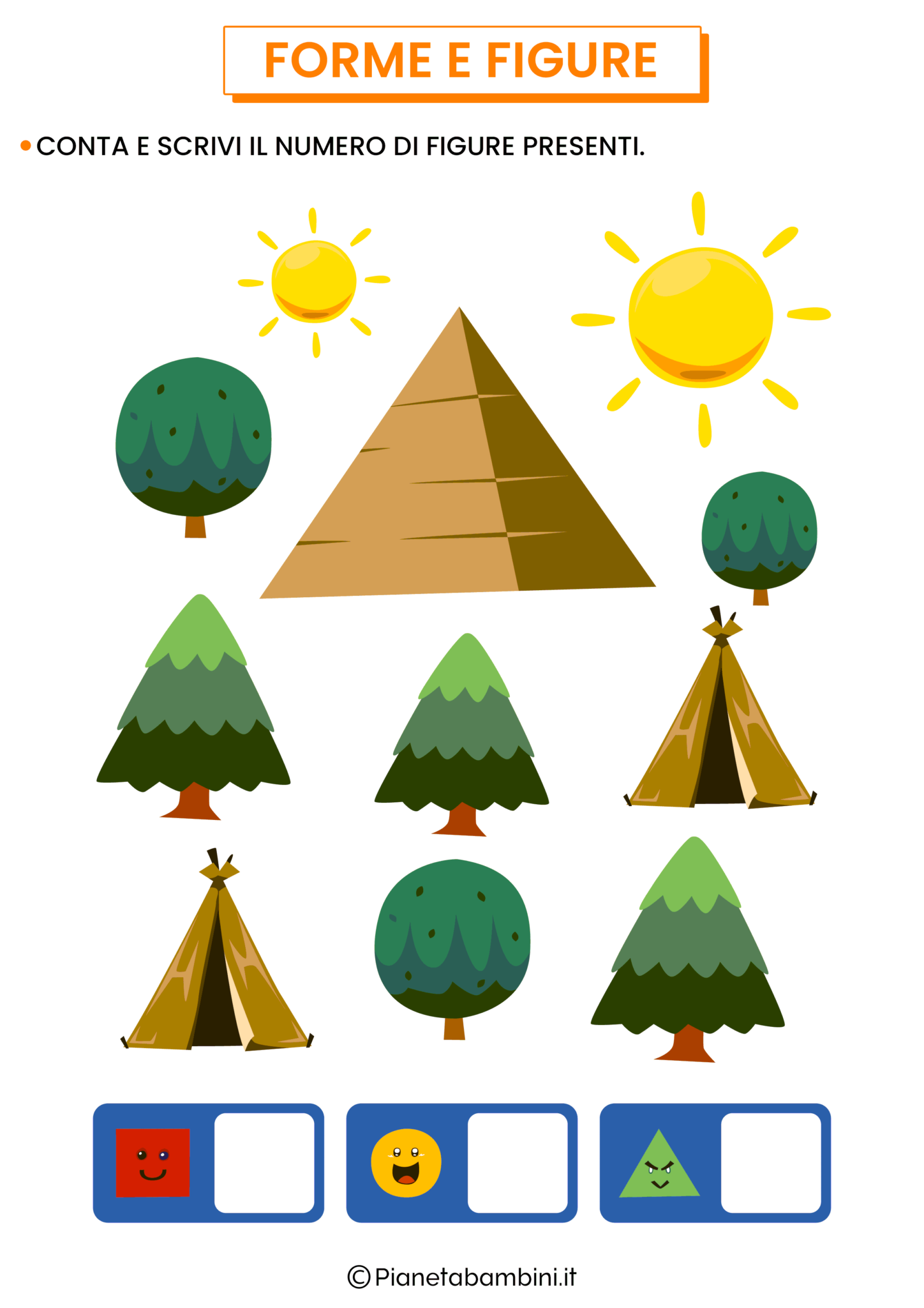 Forme e Figure Geometriche: Schede per la Classe Prima | PianetaBambini.it