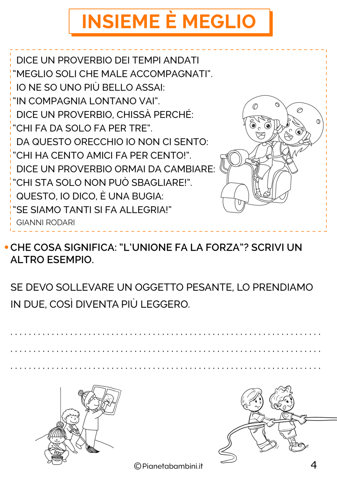 Educazione all'Affettività: Schede Didattiche per la Scuola Primaria | PianetaBambini.it