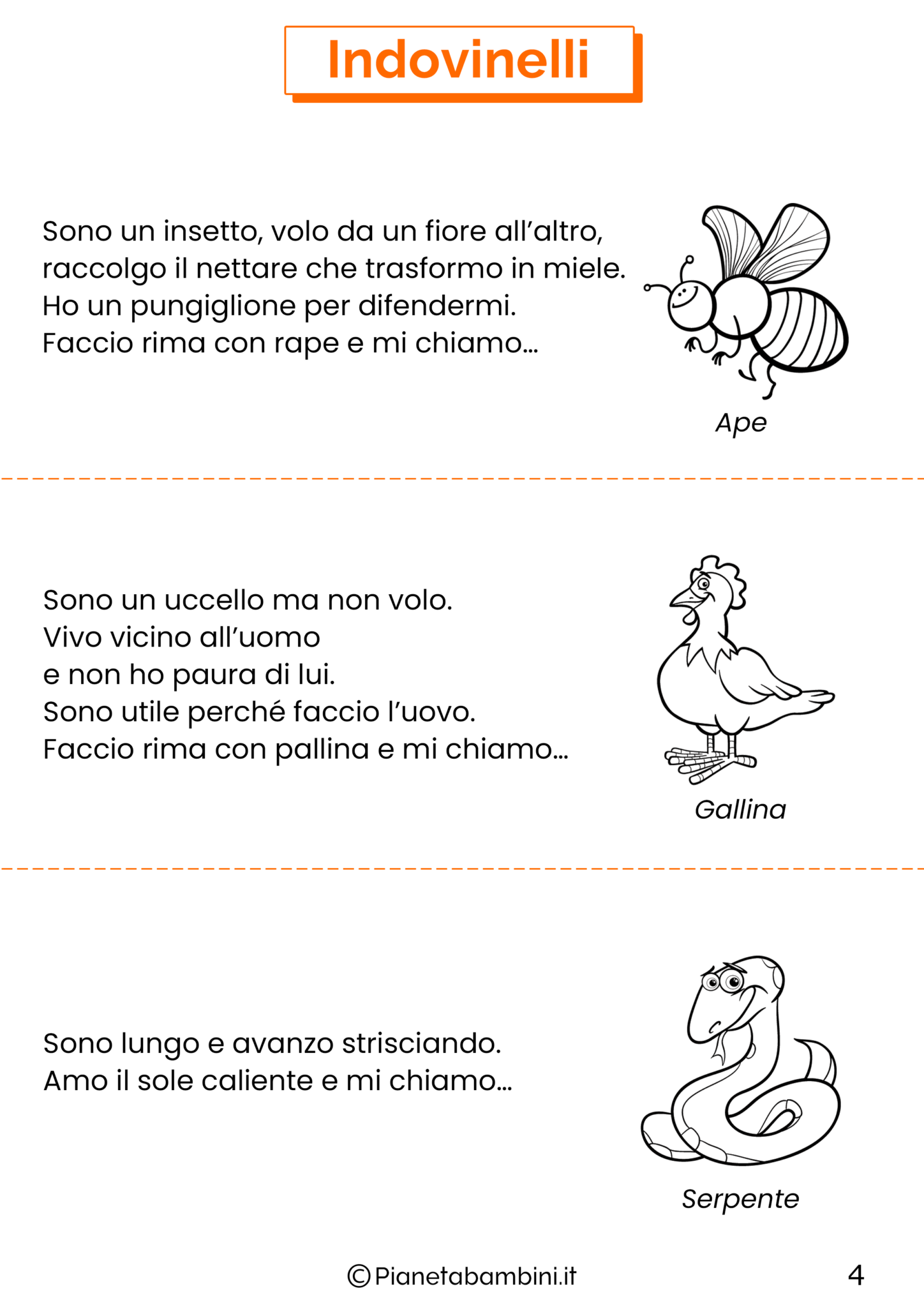 30 Indovinelli per Bambini sugli Animali | PianetaBambini.it