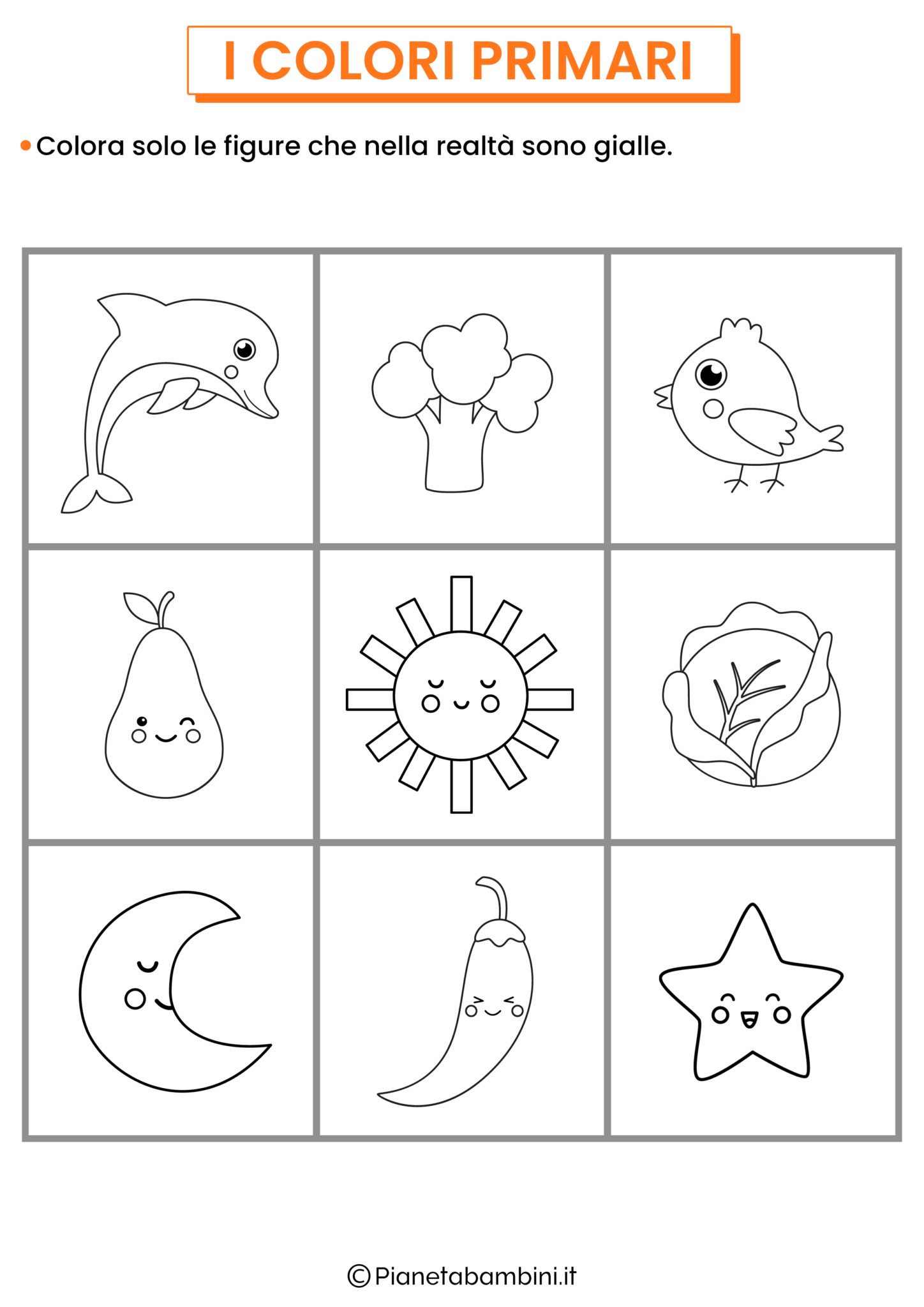 I Colori Primari: Schede Didattiche per la Scuola Primaria ...