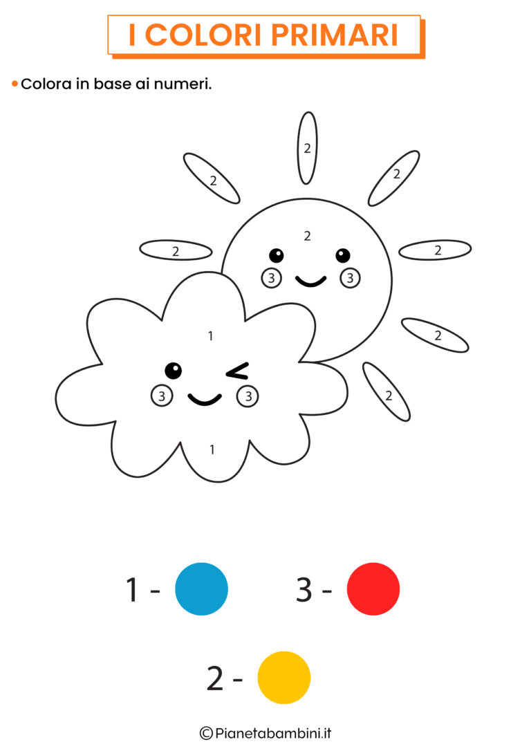 I Colori Primari: Schede Didattiche per la Scuola Primaria ...