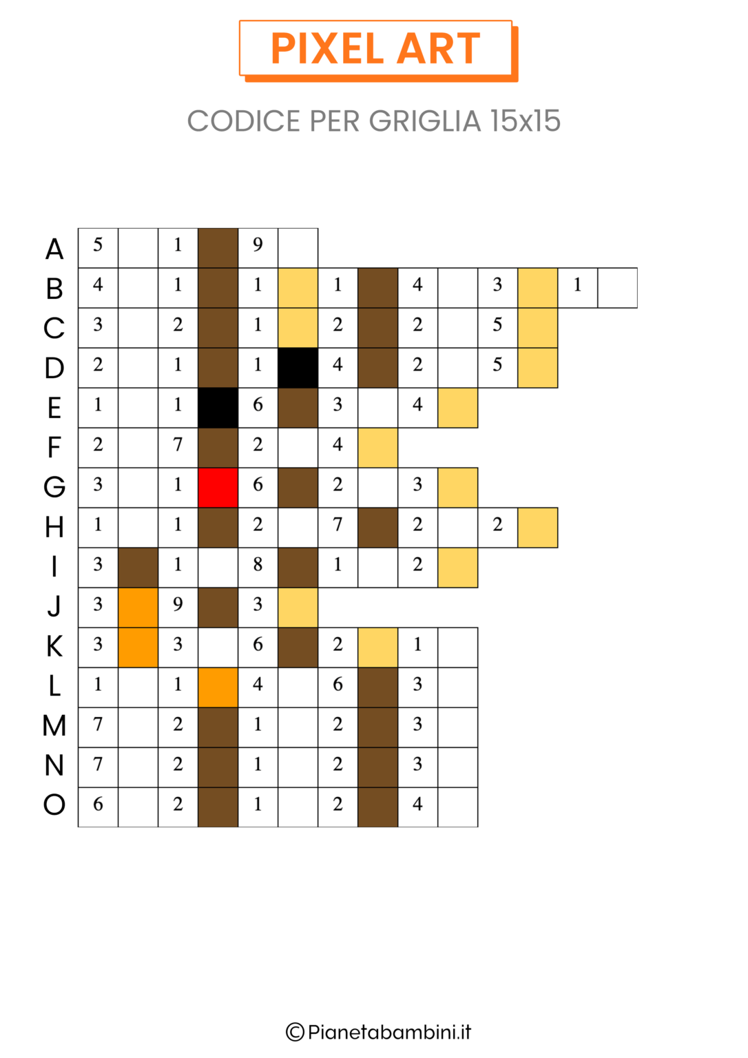 Pixel Art sull'Autunno per la Scuola Primaria | PianetaBambini.it