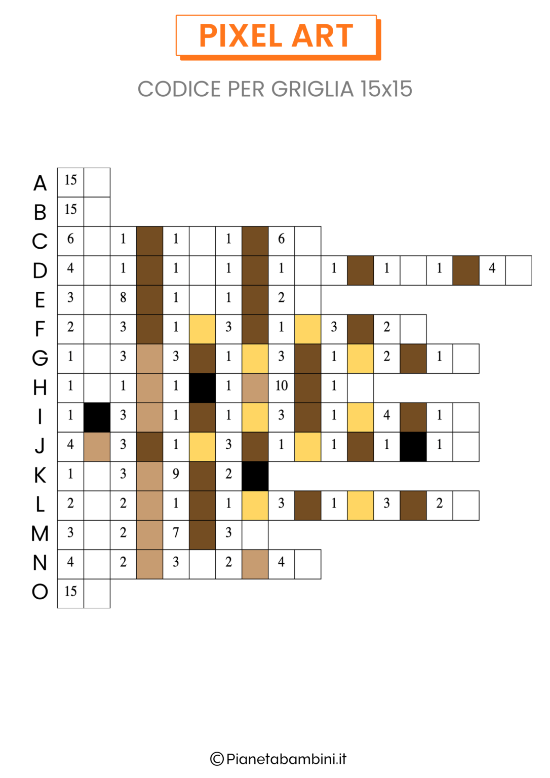 Pixel Art sull'Autunno per la Scuola Primaria | PianetaBambini.it