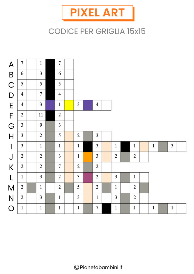 Pixel Art sulla Befana per la Scuola Primaria | PianetaBambini.it