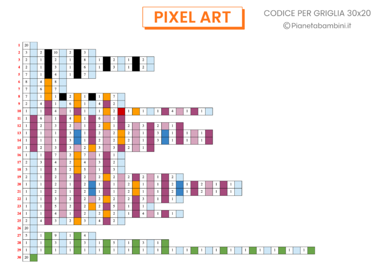 Pixel Art sulla Primavera per la Scuola Primaria | PianetaBambini.it
