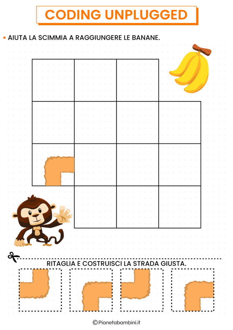 Schede di Coding Unplugged: Costruisci il Percorso Giusto ... Schede di Coding Unplugged: Costruisci il Percorso Giusto ...