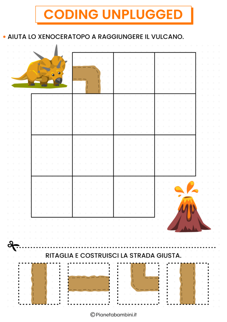 Schede di Coding Unplugged: Costruisci il Percorso Giusto ... Schede di Coding Unplugged: Costruisci il Percorso Giusto ...