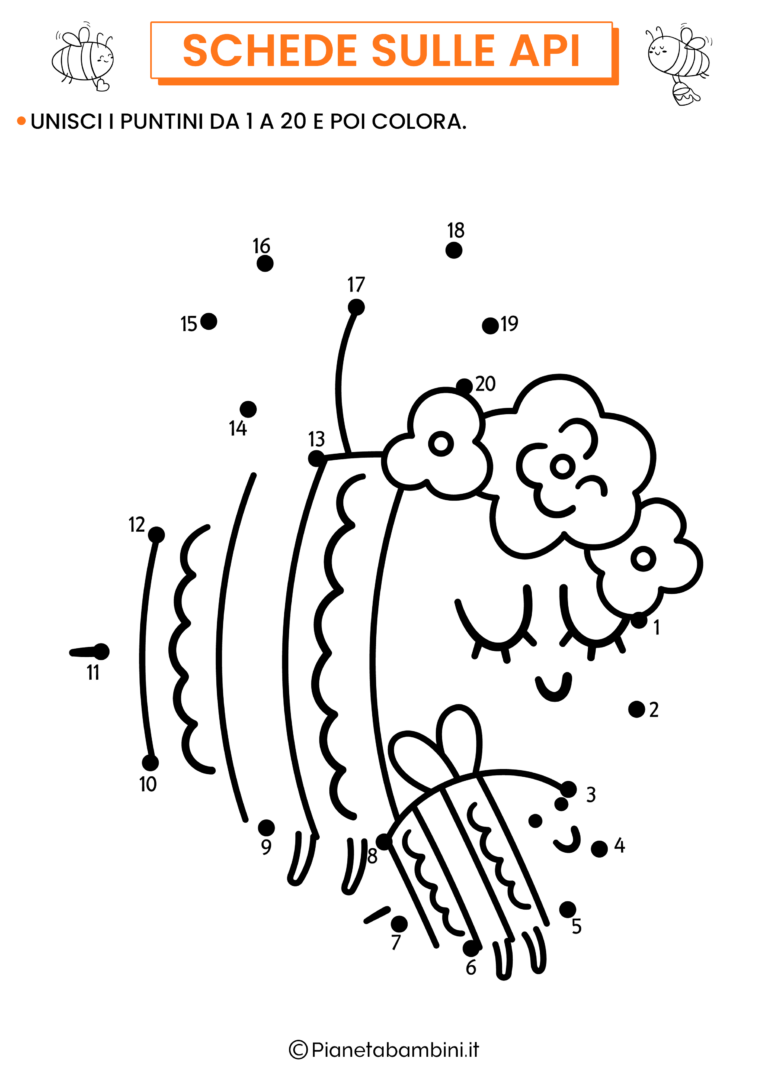 Schede Didattiche sulle Api per la Scuola Primaria | PianetaBambini.it