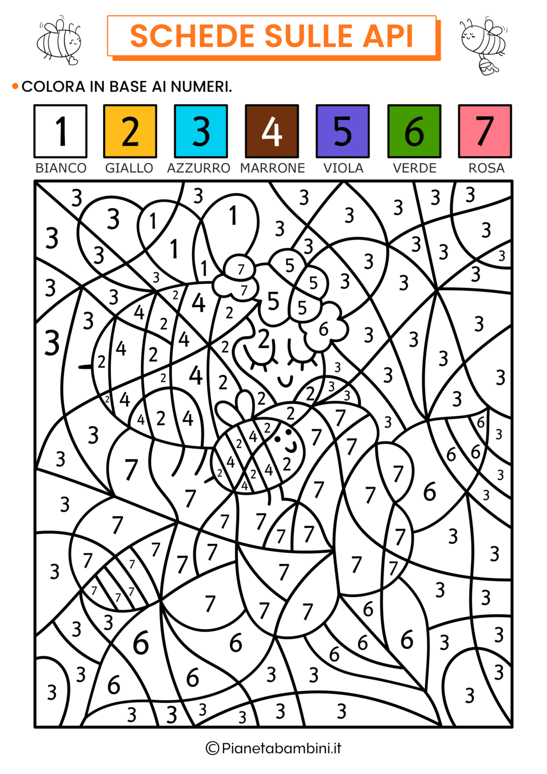 Schede Didattiche sulle Api per la Scuola Primaria | PianetaBambini.it