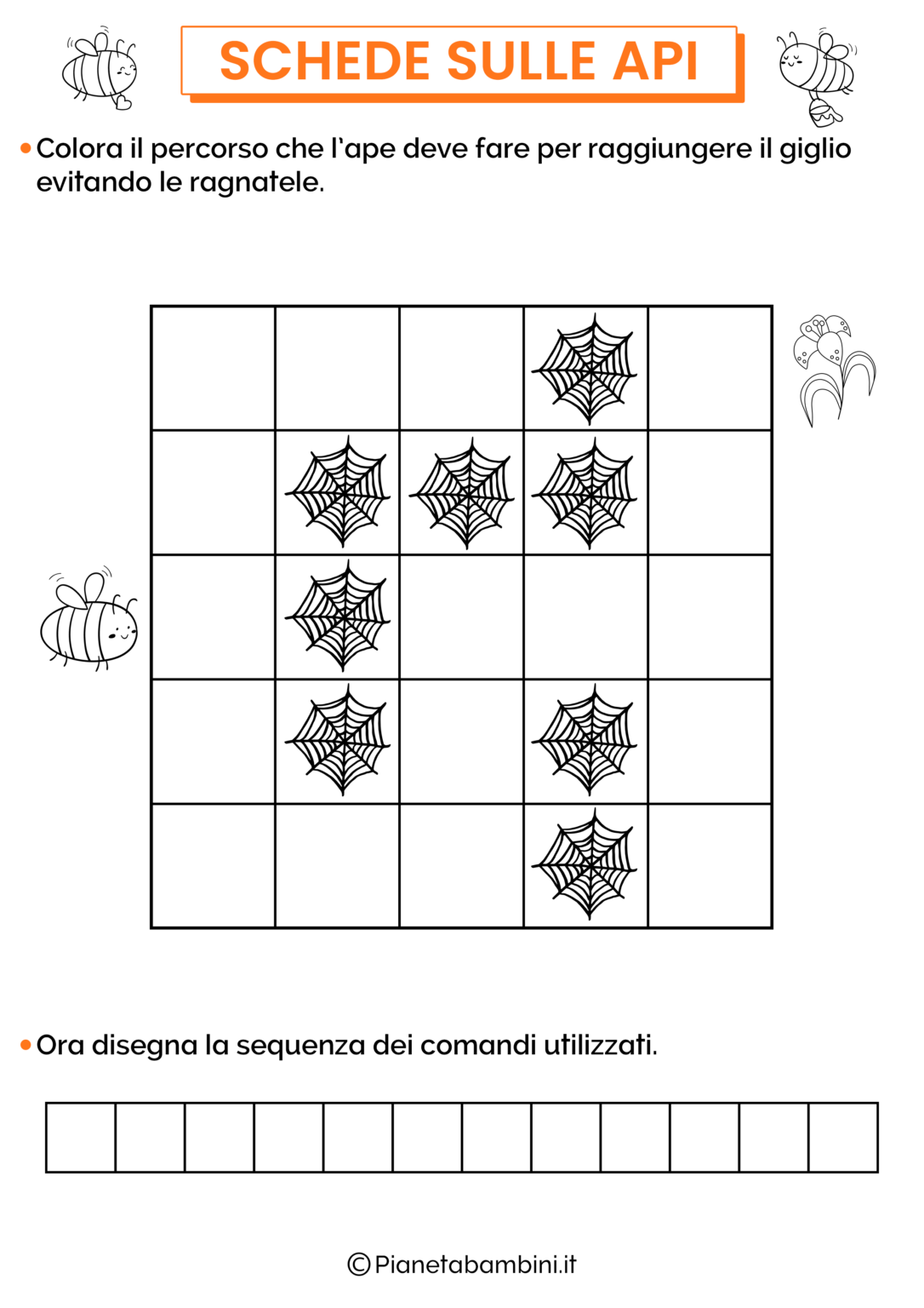 Schede Didattiche sulle Api per la Scuola Primaria | PianetaBambini.it