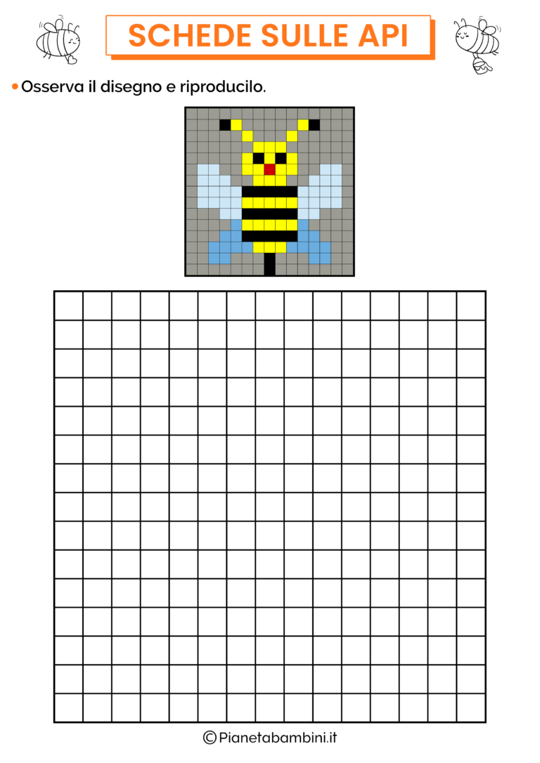 Schede Didattiche sulle Api per la Scuola Primaria | PianetaBambini.it