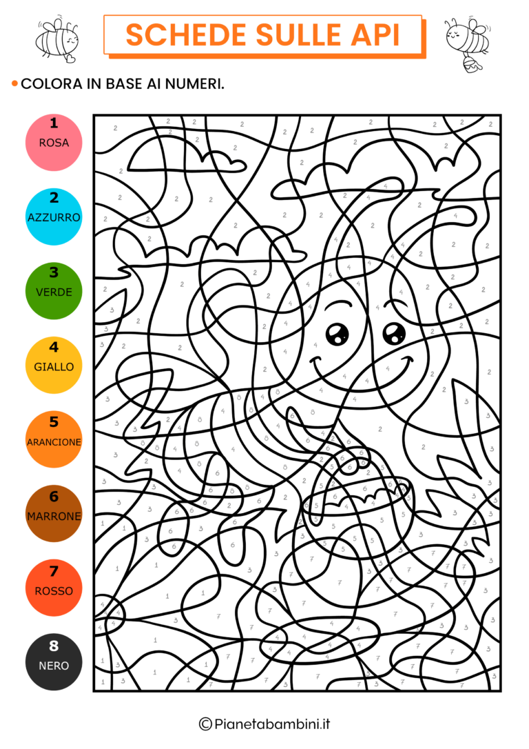 Schede Didattiche sulle Api per la Scuola Primaria | PianetaBambini.it