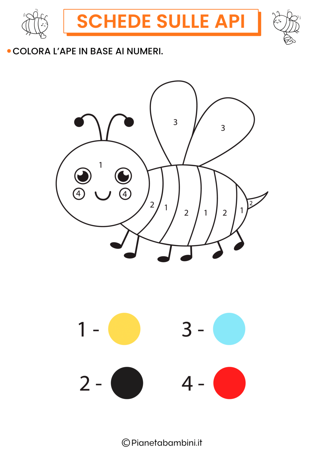 Schede Didattiche sulle Api per la Scuola dell'Infanzia | PianetaBambini.it