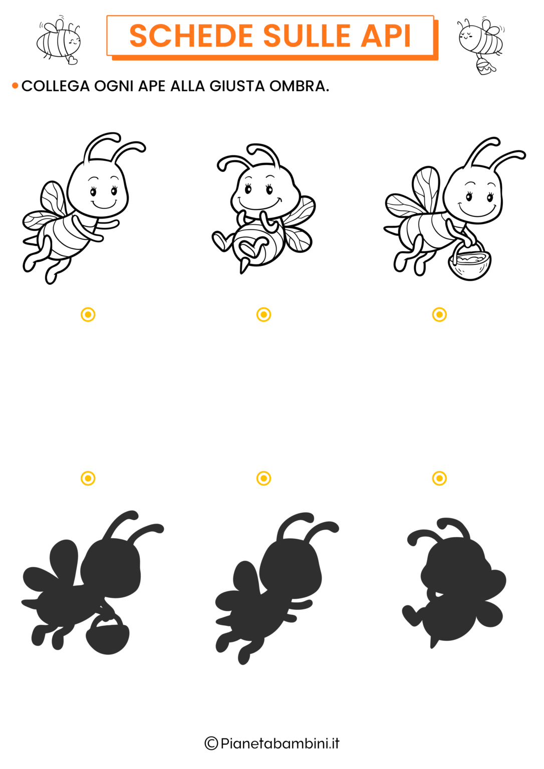 Schede Didattiche sulle Api per la Scuola dell'Infanzia | PianetaBambini.it