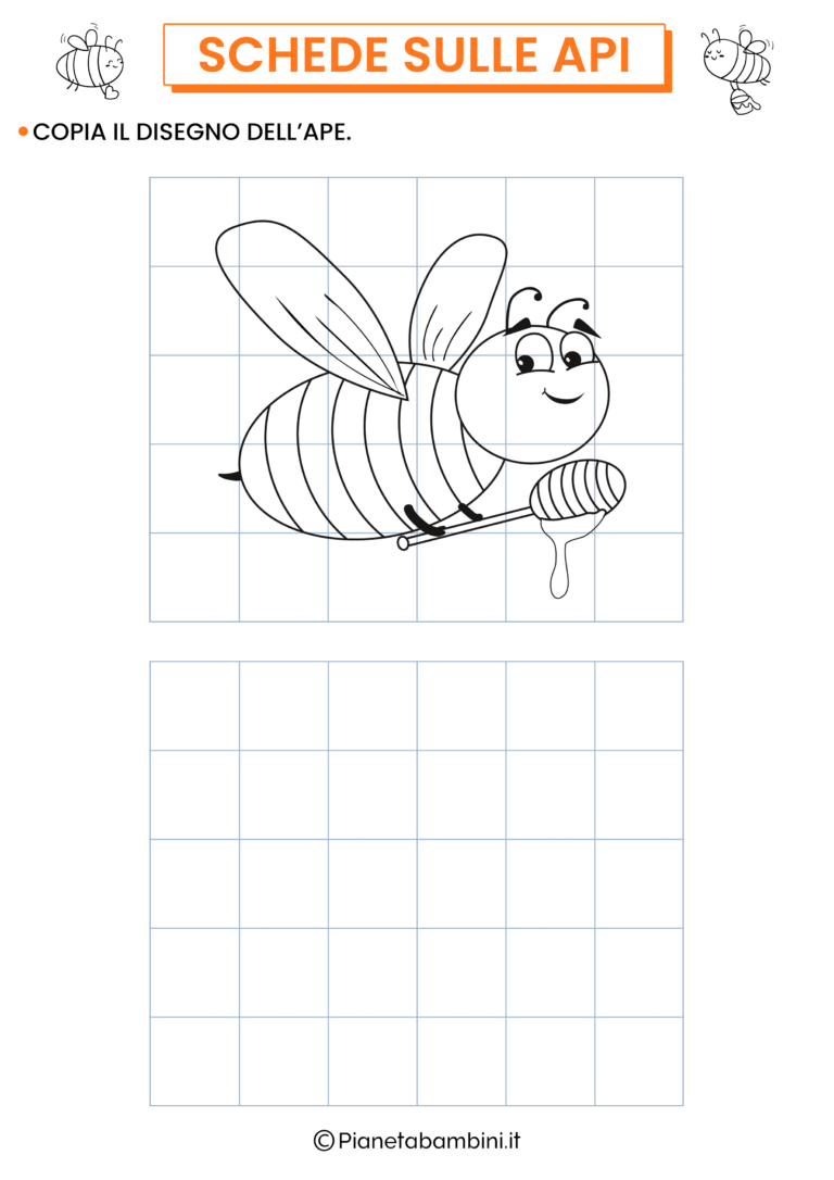 Schede Didattiche sulle Api per la Scuola dell'Infanzia | PianetaBambini.it