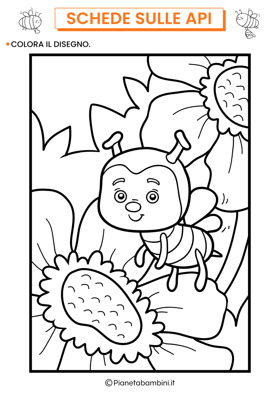 Schede Didattiche sulle Api per la Scuola dell'Infanzia | PianetaBambini.it