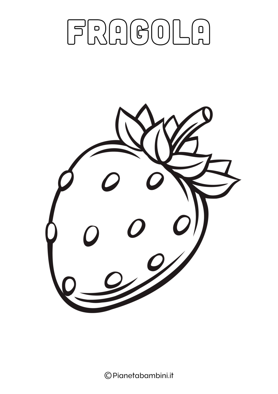 Disegni di Frutta Estiva da Colorare | PianetaBambini.it