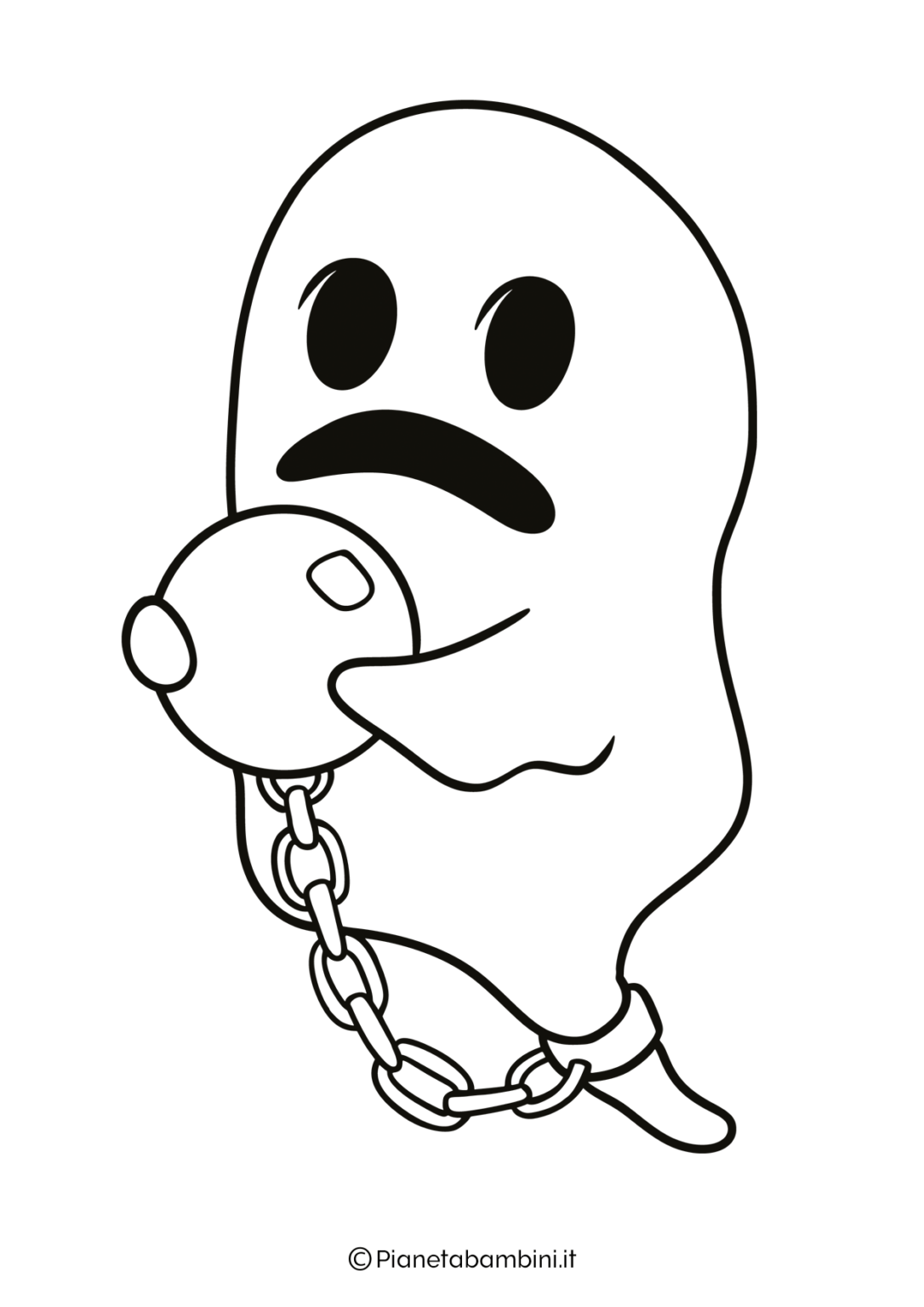 60 Disegni di Fantasmi da Colorare | PianetaBambini.it