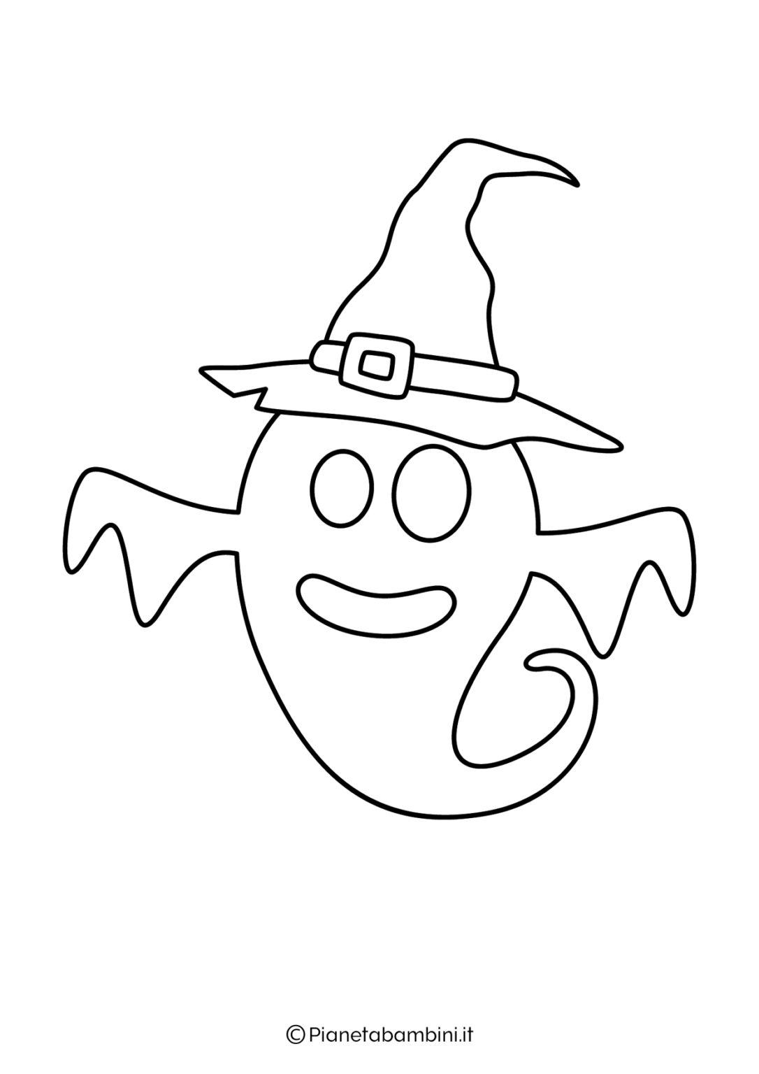 60 Disegni di Fantasmi da Colorare | PianetaBambini.it