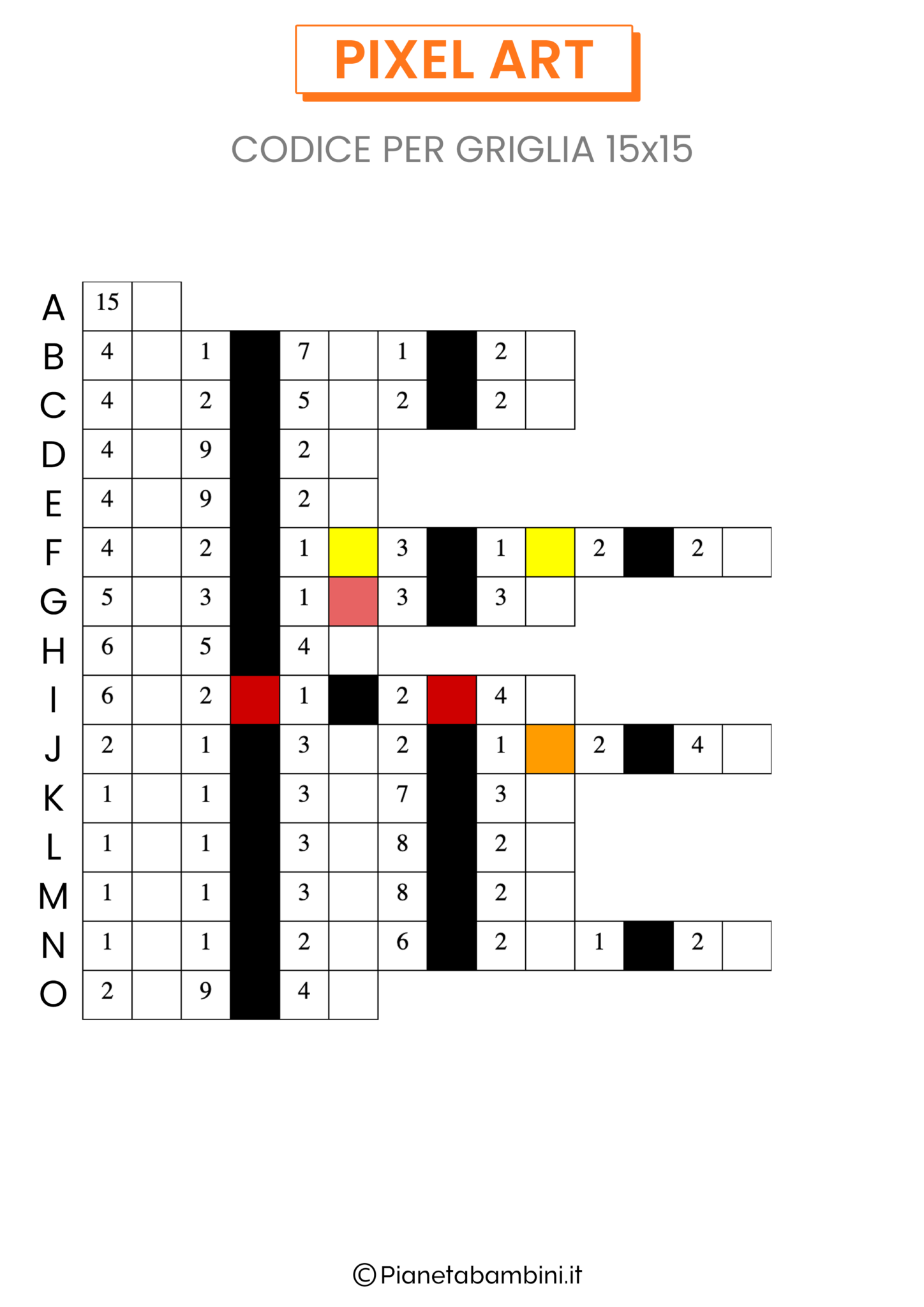 Pixel Art su Halloween per la Scuola Primaria | PianetaBambini.it