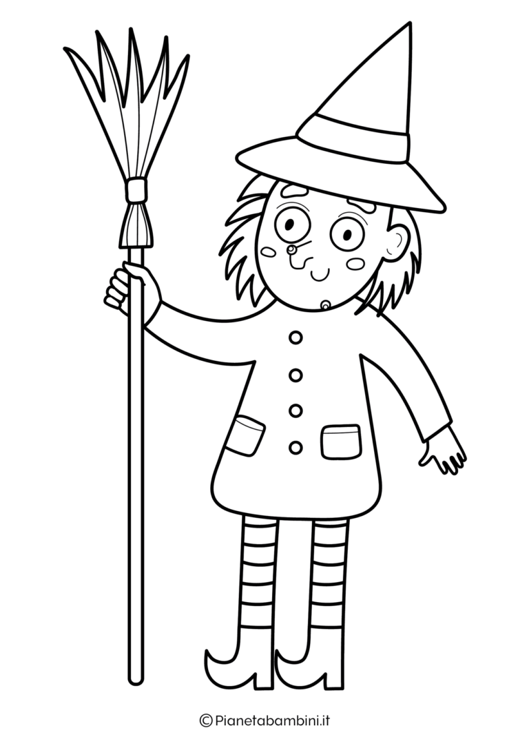 60 Disegni di Streghe da Colorare | PianetaBambini.it