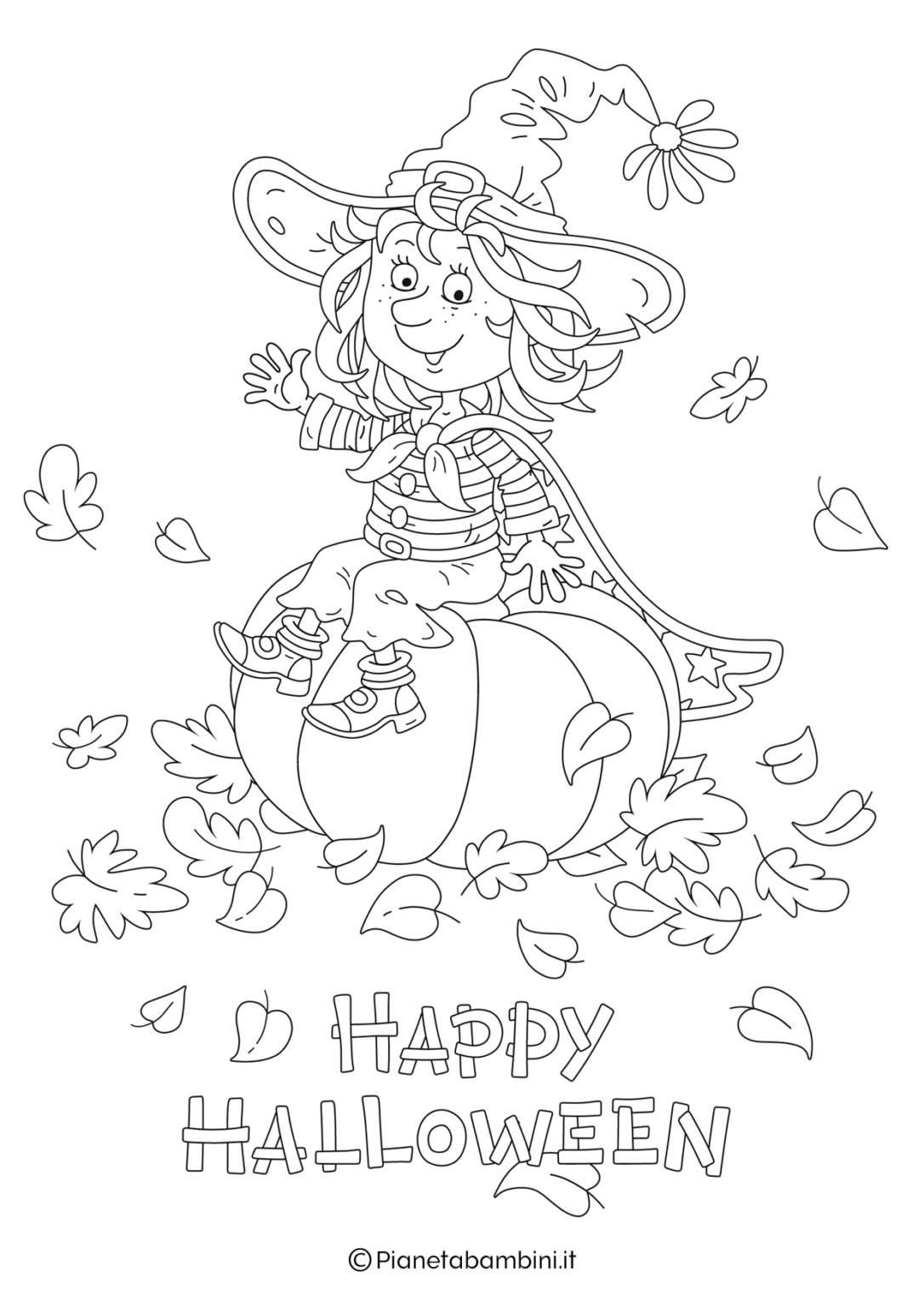 45 Disegni di Streghe da Colorare | PianetaBambini.it