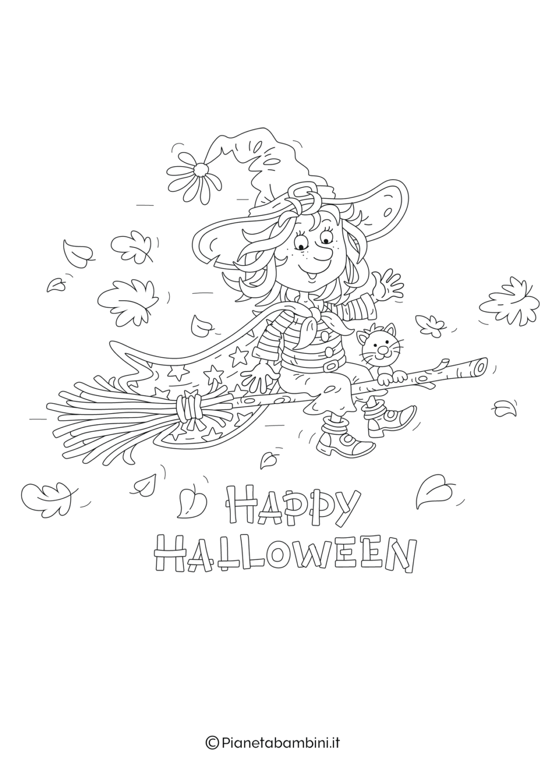 45 Disegni di Streghe da Colorare | PianetaBambini.it