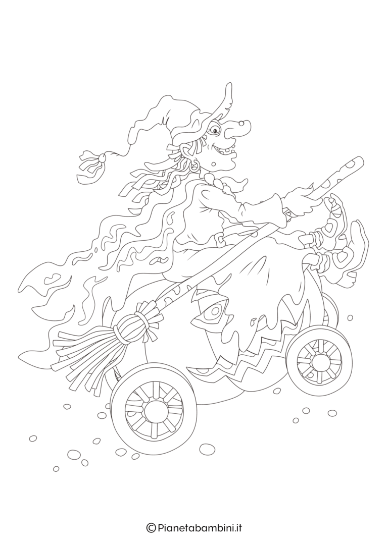 45 Disegni di Streghe da Colorare | PianetaBambini.it