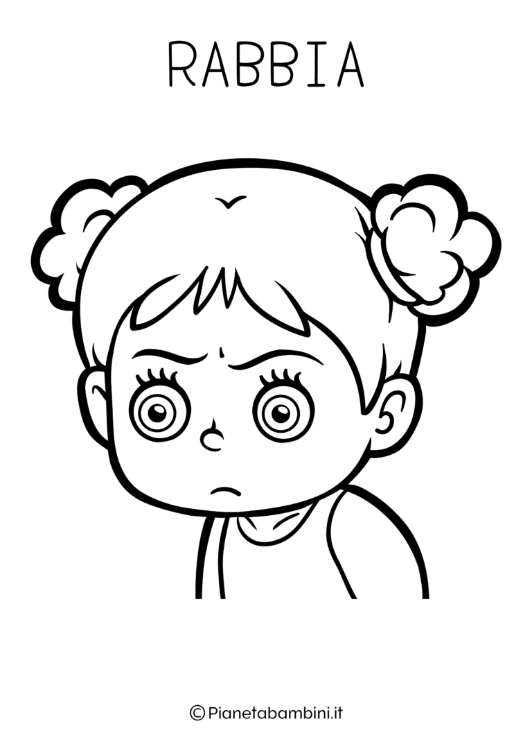 I Colori delle Emozioni: Disegni da Colorare | PianetaBambini.it