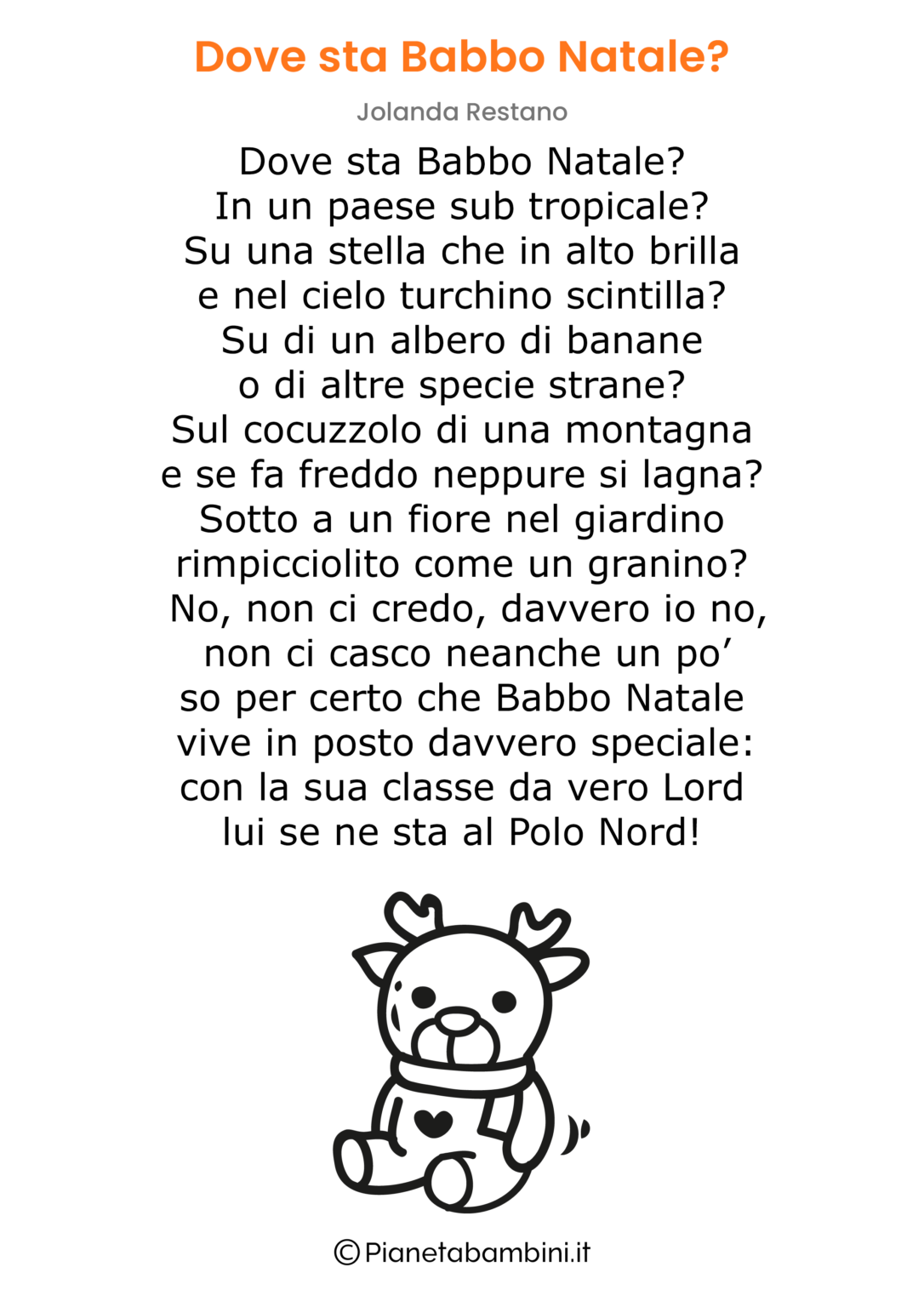 20 Filastrocche di Natale Divertenti | PianetaBambini.it