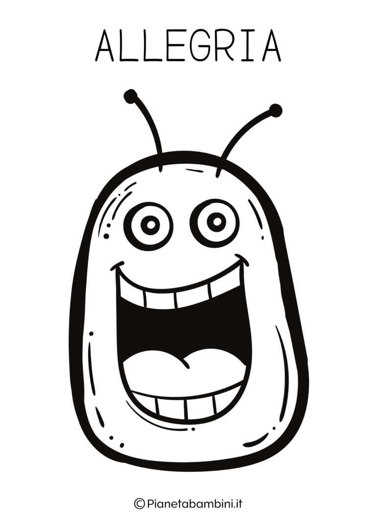 I Colori delle Emozioni: Disegni da Colorare | PianetaBambini.it