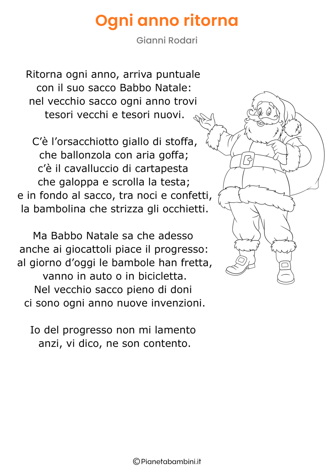 Poesie di Natale di Gianni Rodari | PianetaBambini.it
