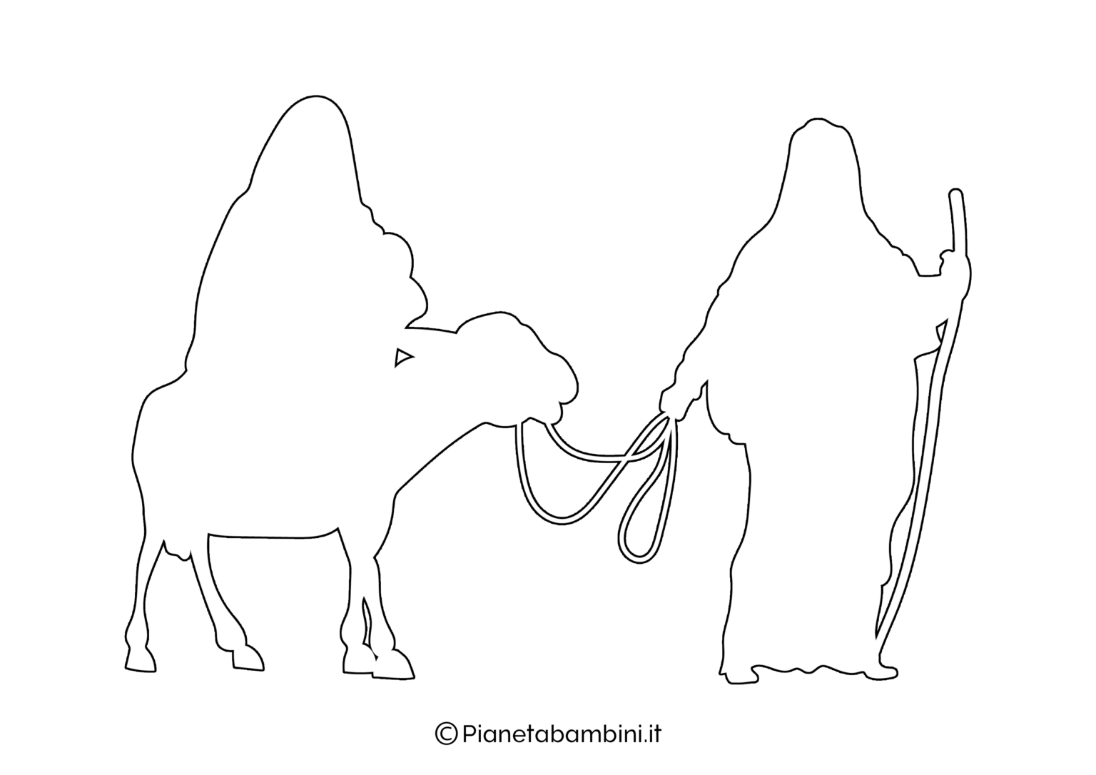 42 Sagome del Presepe da Stampare e Ritagliare | PianetaBambini.it