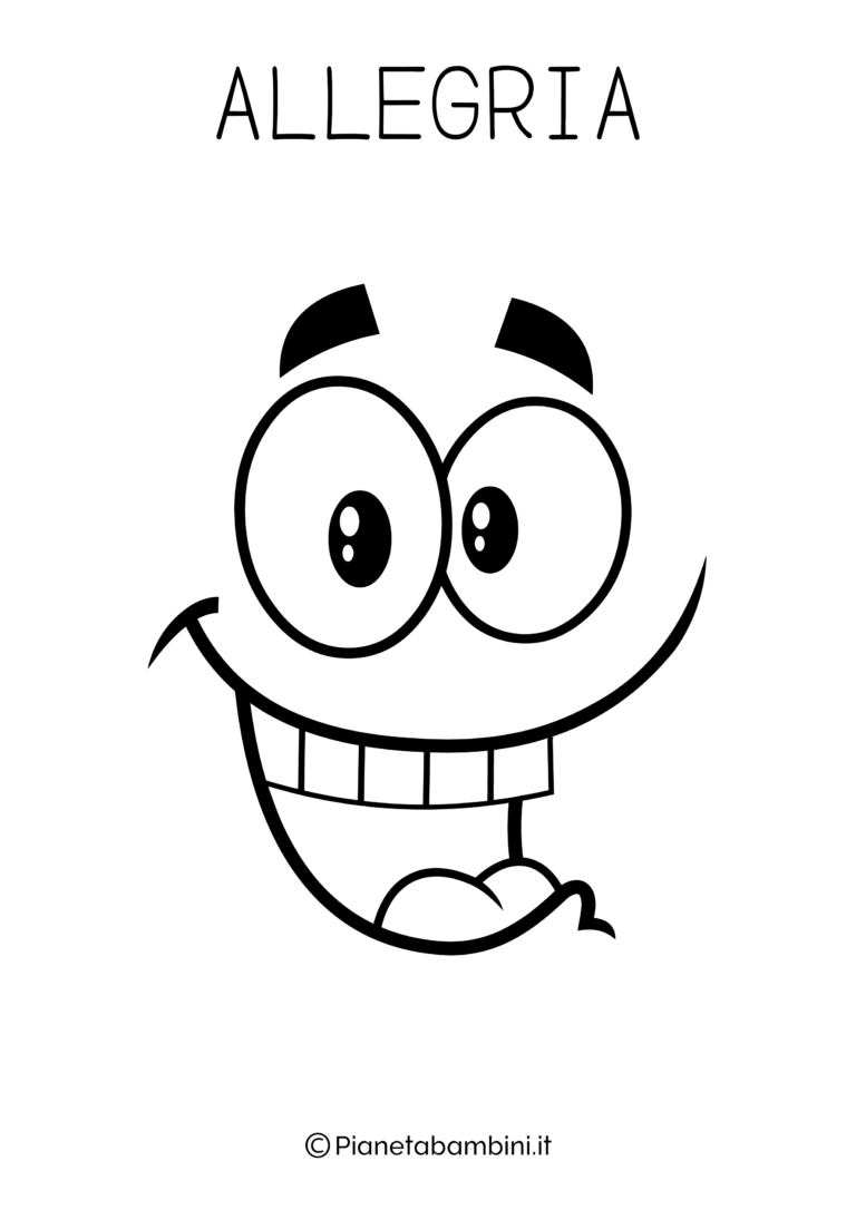 I Colori delle Emozioni: Disegni da Colorare | PianetaBambini.it