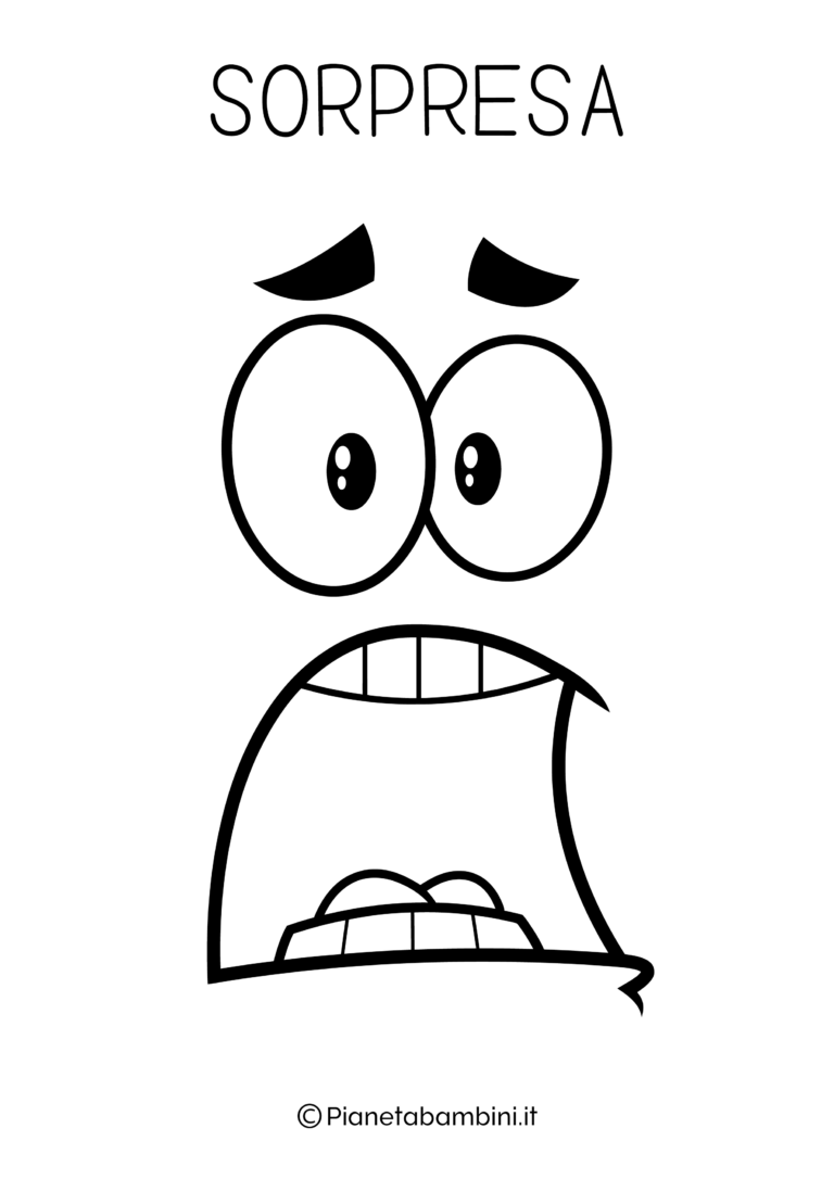 I Colori delle Emozioni: Disegni da Colorare | PianetaBambini.it